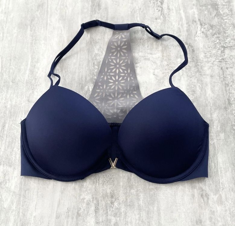 Victoria's Secret BH 70B Navy Blumenspitze Rücken BH (Gebraucht) in ...