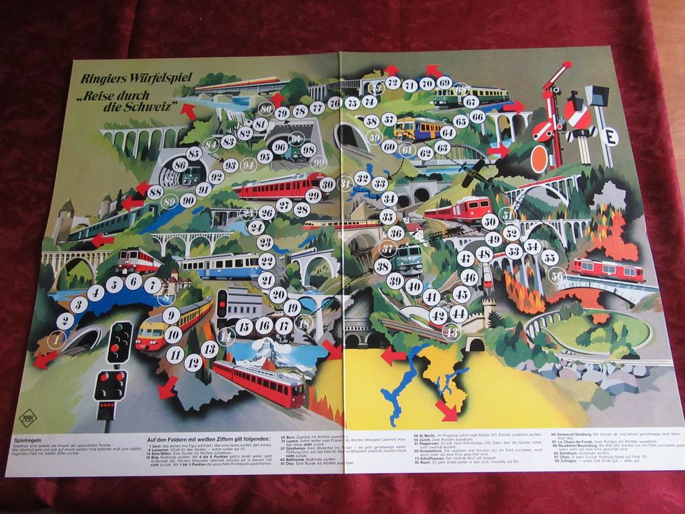 Ringiers Würfelspiel "Reise durch die Schweiz" (Gebraucht) in Wattwil für CHF 1 – mit Lieferung ...