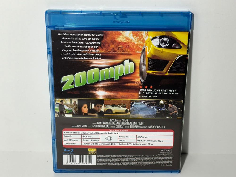 200 MPH Blu Ray (Gebraucht) in Wilderswil für CHF 2.9 – mit Lieferung ...