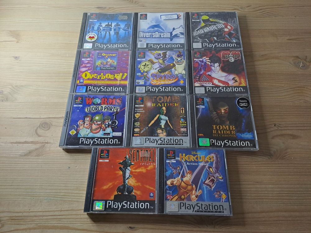 11 Playstation 1 PS1 Spiele - Alle Komplett - Ganze Sammlung (Gebraucht) in Welschenrohr für CHF ...