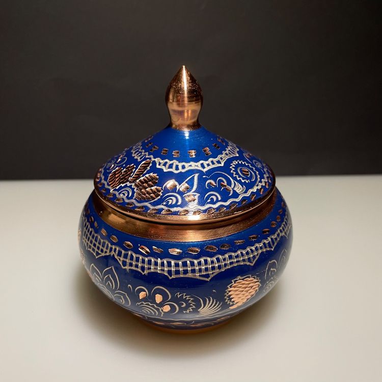 NEU: Antik Deko Dose blau orientalisch (Neu (gemäss Beschreibung)) in ...