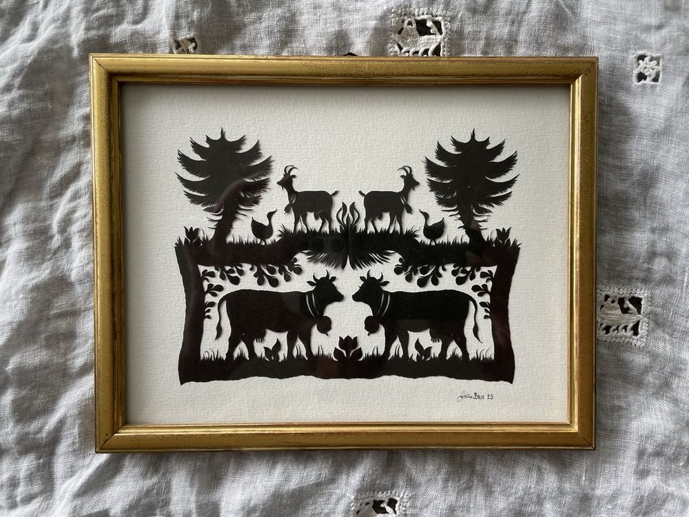 Scherenschnitt von Anita Buri (Neu (gemäss Beschreibung)) in Konolfingen für CHF 65 – mit ...