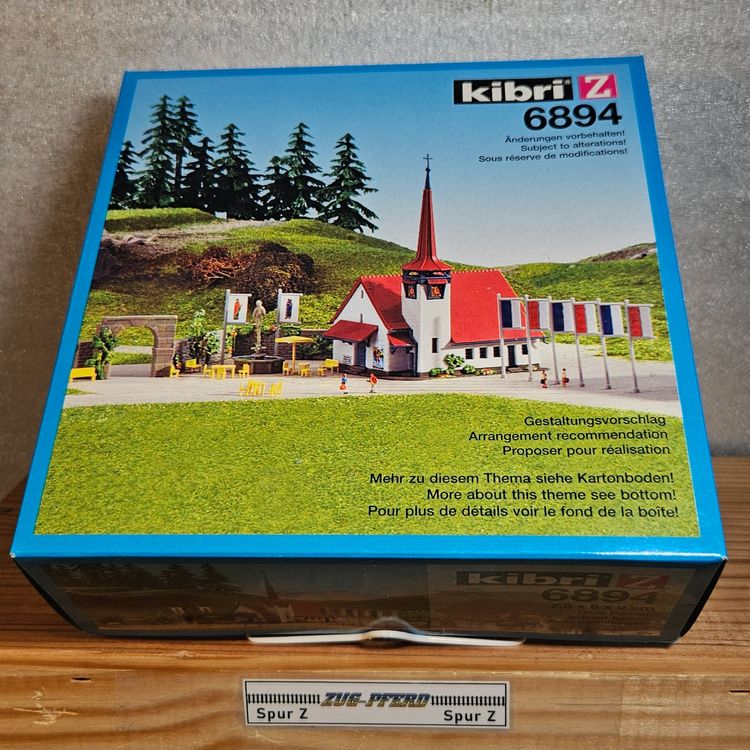 Kibri 6894: Kirche "St. Christophorus", Bausatz, OVP, TOP! (Neu und ...