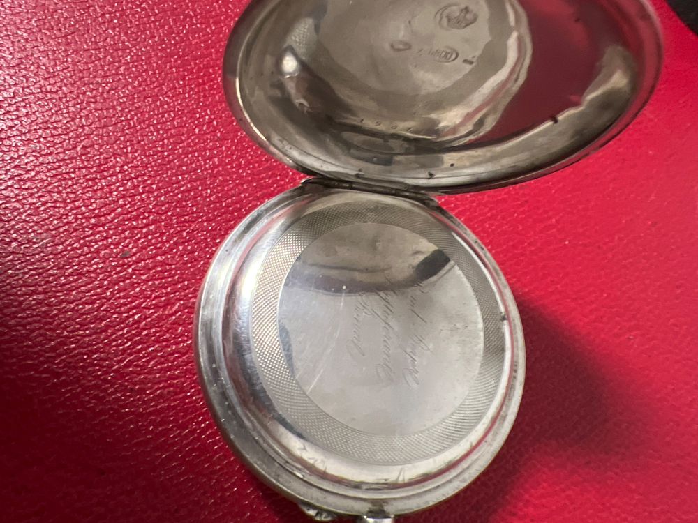 Antike Taschenuhr echt Silber 50 mm (Gebraucht) in Pfeffingen für CHF 41 – mit Lieferung auf ...