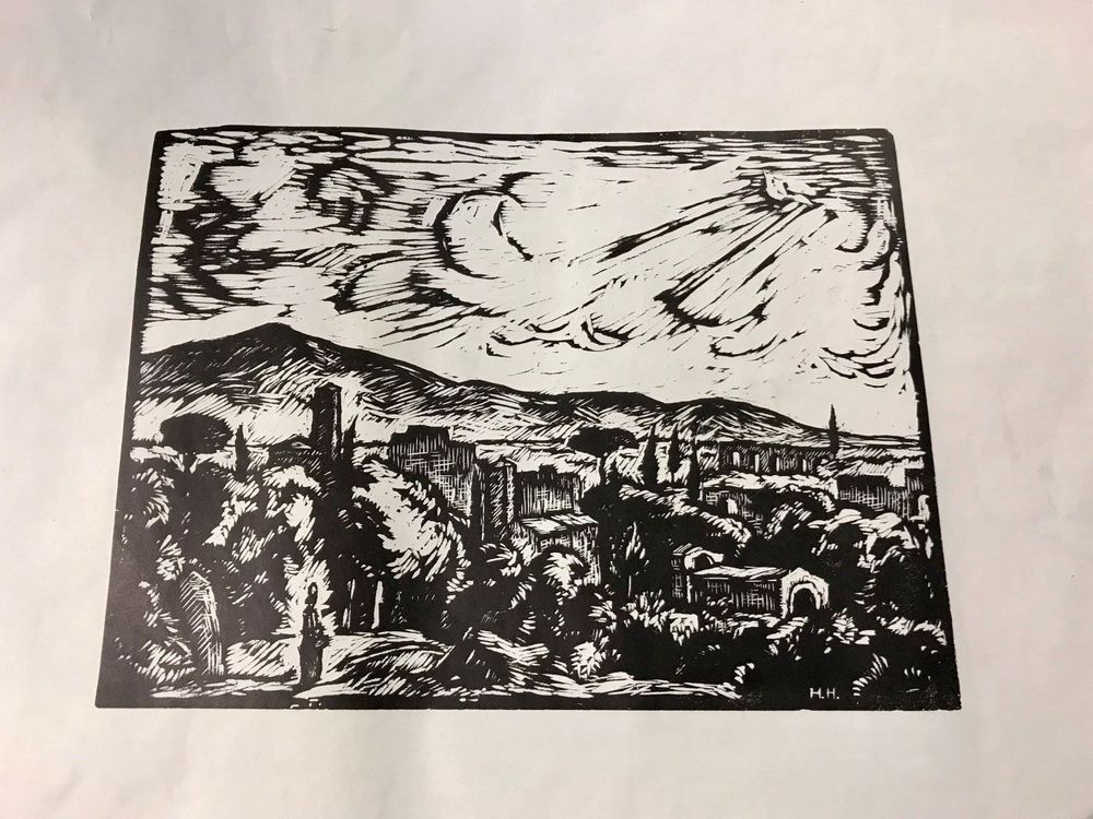 Heinrich Herzig (1887-1964) Holzschnitt (Gebraucht) in Frasnacht für CHF 80 – nur Abholung auf ...