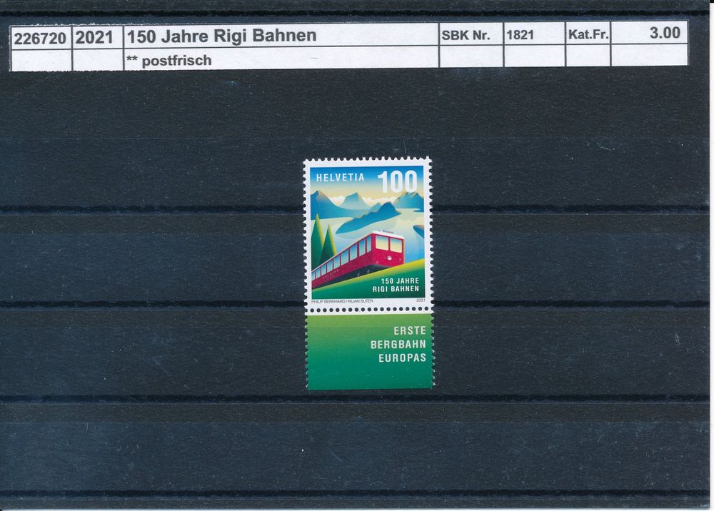 2021 "150 Jahre Rigi Bahnen" (Neu (gemäss Beschreibung)) in Winterthur für CHF 1.5 – mit ...
