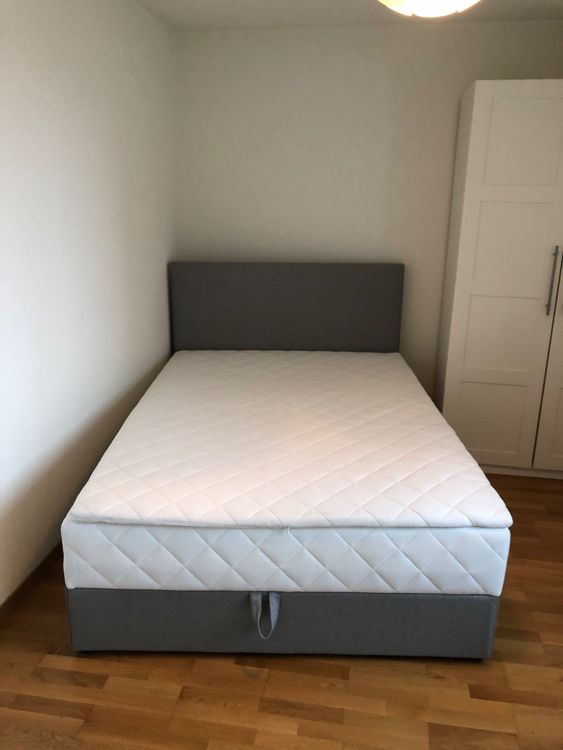Boxspring Bett grau (Gebraucht) in Kloten für CHF 361 – nur Abholung ...