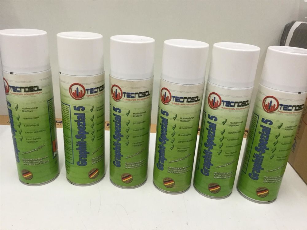 6x Graphit- Spezial Spray (Neu (gemäss Beschreibung)) in Siebnen für ...