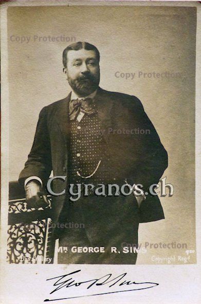 George R. Sims (1847-1922) Schriftsteller - Autogramm (Gebraucht) in ...