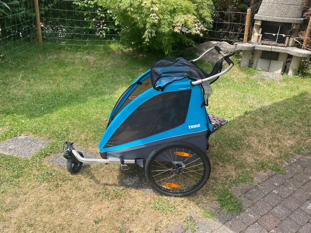 Thule Trailer Thule Coaster Xt Bike Trailer & Pushchair | 2-Seat ...