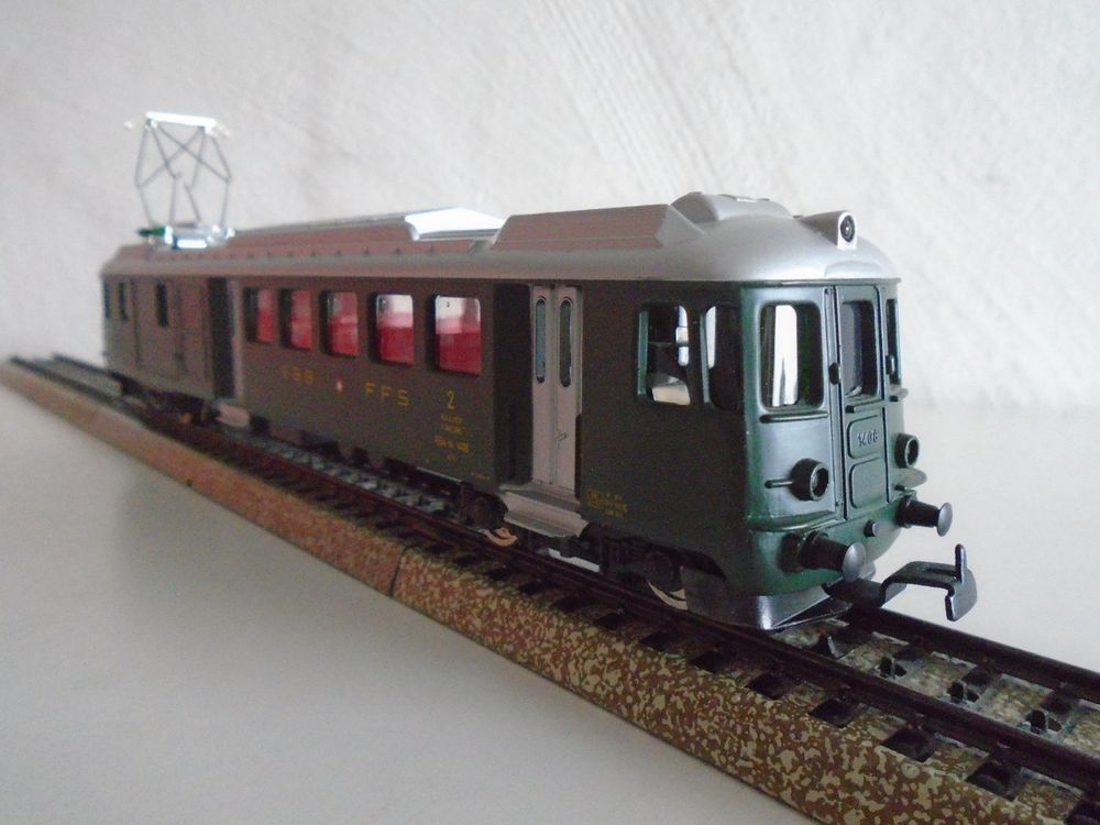 Hag H0: Triebwagen RBe 4/4 grün 1408, Nr. 150, WS, mit OVP (Gebraucht) in St.Gallen für CHF 129 ...