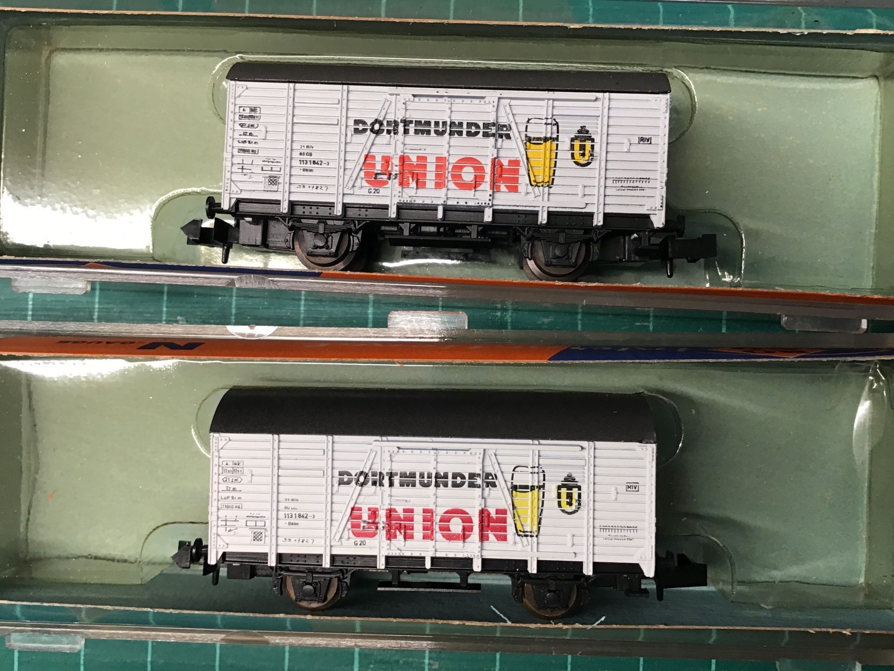 Roco N-Spur Bierwagen "Dortmunder Union", 2 Stk. (Gebraucht) in ...