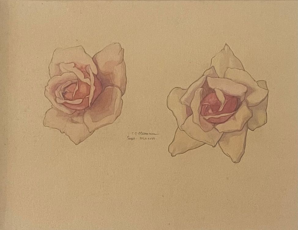 Charles Clos Olsommer(1883-1966)Grosse Stilleben Aquarell | Kaufen auf ...