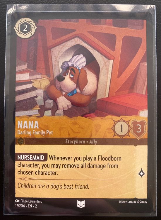 LORCANA DISNEY - NANA - 17/204 FOIL (Gebraucht) in Lugano für CHF 3 – mit Lieferung auf Ricardo ...