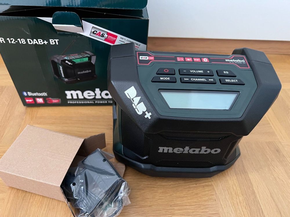Baustellenradio Metabo Digital Radio R 12-18 DAB+ BT | Kaufen auf Ricardo