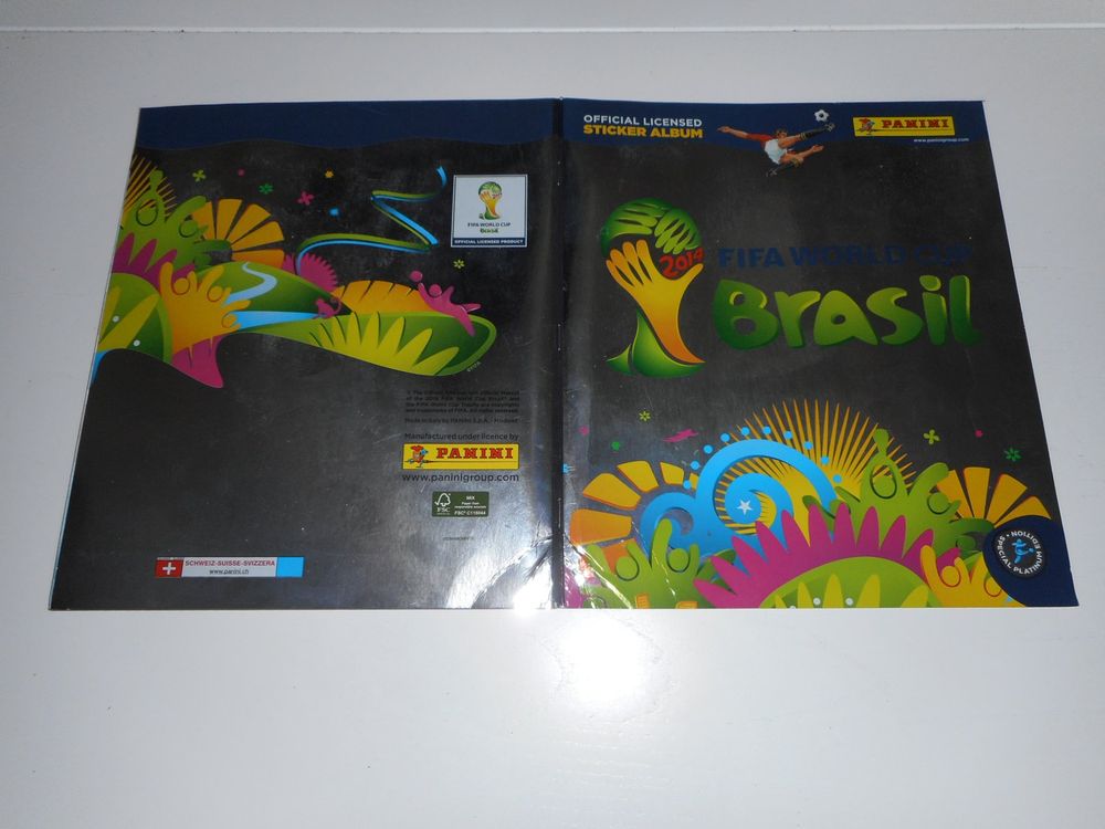 Panini WM Album Brasil 2014/14 Nr.1 komplett mit Poster (Gebraucht) in ...