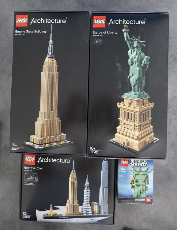 SET: Lego 21042, 21046, 21028, 40367 "New York" - NEU (Neu und ...