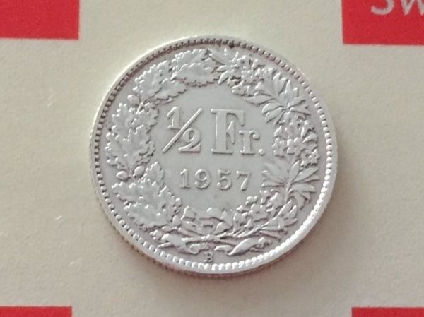 1/2 Franken 1957 ss-vz | Kaufen auf Ricardo