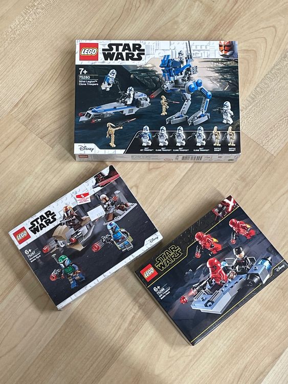 3 Lego Star Wars Sets / Clonetrooper / Sithtrooper | Kaufen auf Ricardo