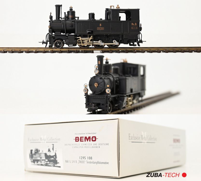Bemo Metal Collection 1295 108 G 3/4 RhB, H0m GS Analog, OVP (Gebraucht ...