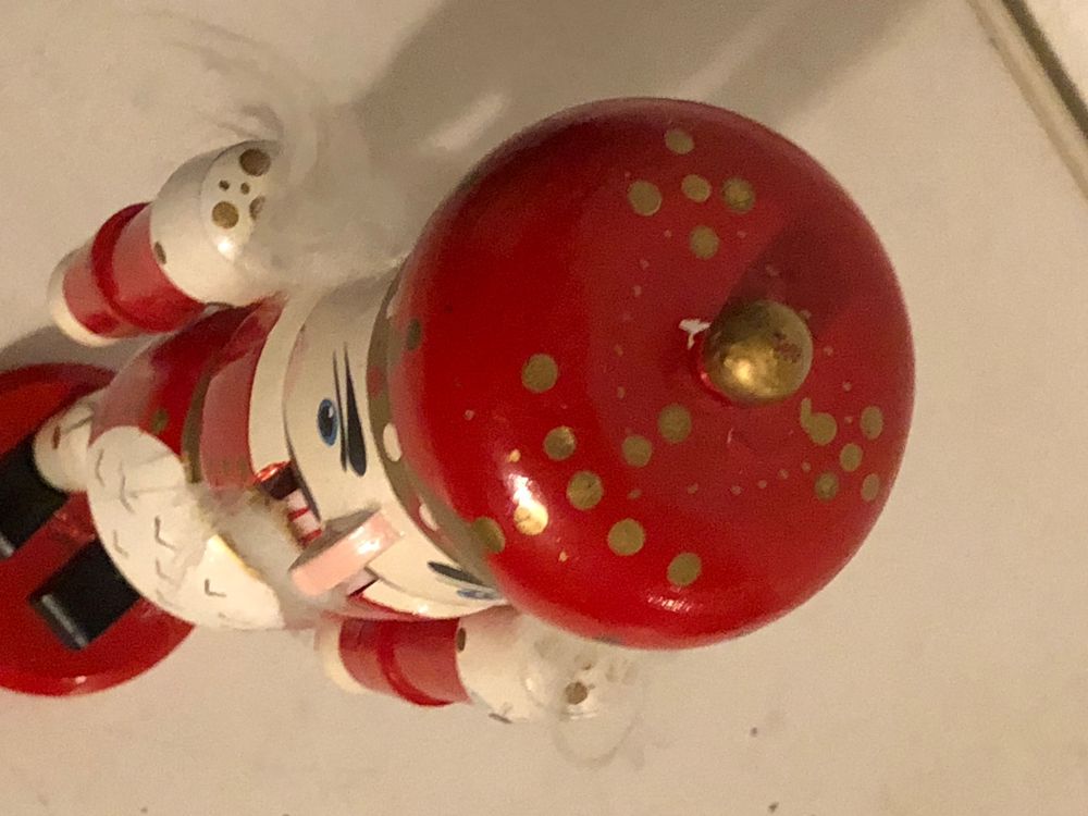 Nussknacker Holz, Vintage, rot, ca. 20 cm, Deko, Top! (Gebraucht) in ...