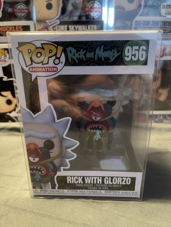 Funko POP! Rick and Morty - Rick with Glorzo #956 (Neu und ...