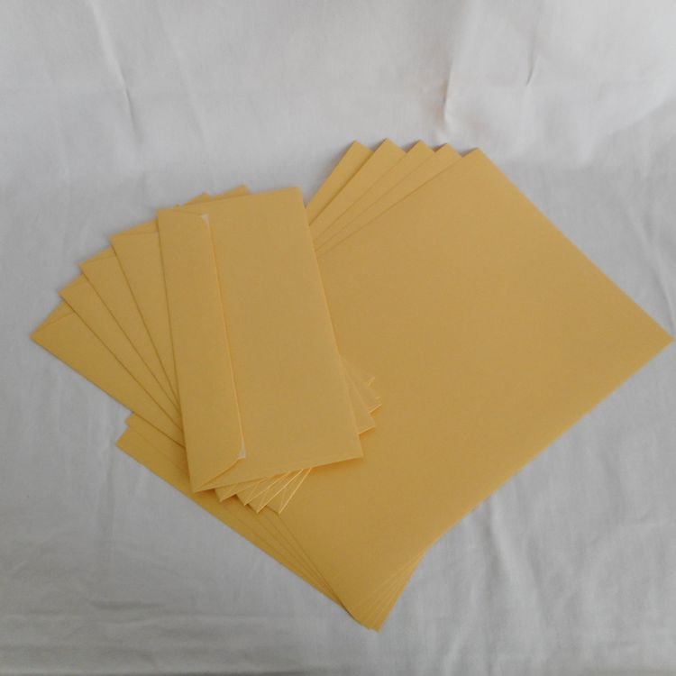Papier & Couverts "Seidenglanz" Goldgelb (Neu und originalverpackt) in ...