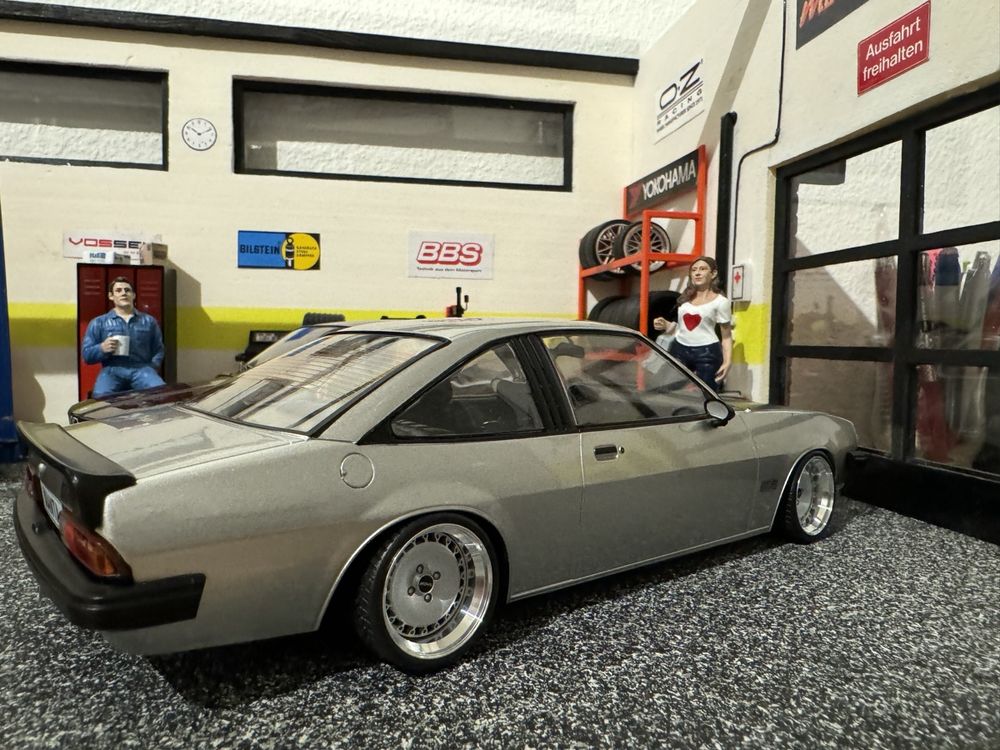 Opel Manta B GT/E Silber 1:18 Alufelgen Ronal 15" | Kaufen auf Ricardo
