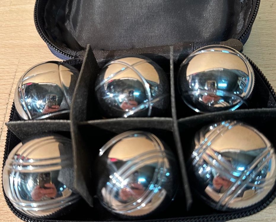 Petanque/Boules Set - Stainless Steel, Ready for Summer! (D'occasion) à ...
