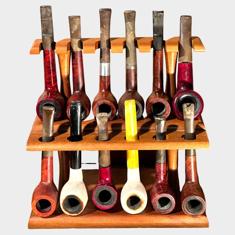 Collection of 12 pipes + stand | Kaufen auf Ricardo