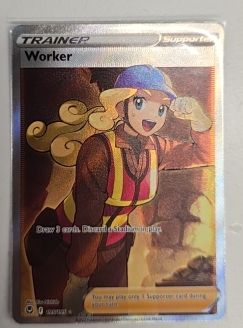 Pokemon Trainer Worker Karte Full Art 195/195 (Gebraucht) in Thun für ...