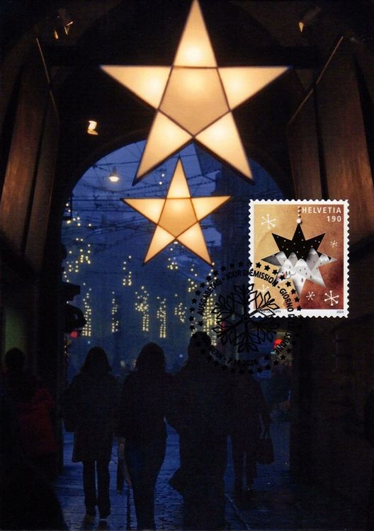 Maximumkarte Weihnachten 2024 - Stern (Neu (gemäss Beschreibung)) in Dottikon für CHF 5 – mit ...