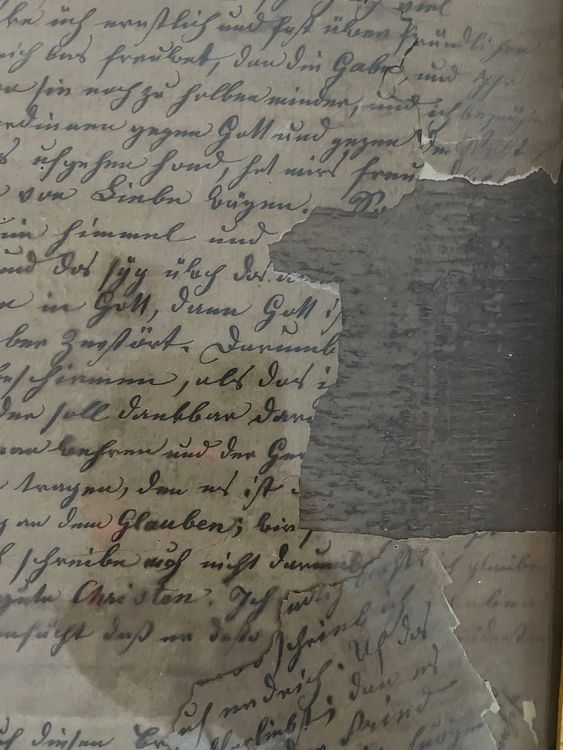 Antike Handgeschriebene Brief | Kaufen auf Ricardo