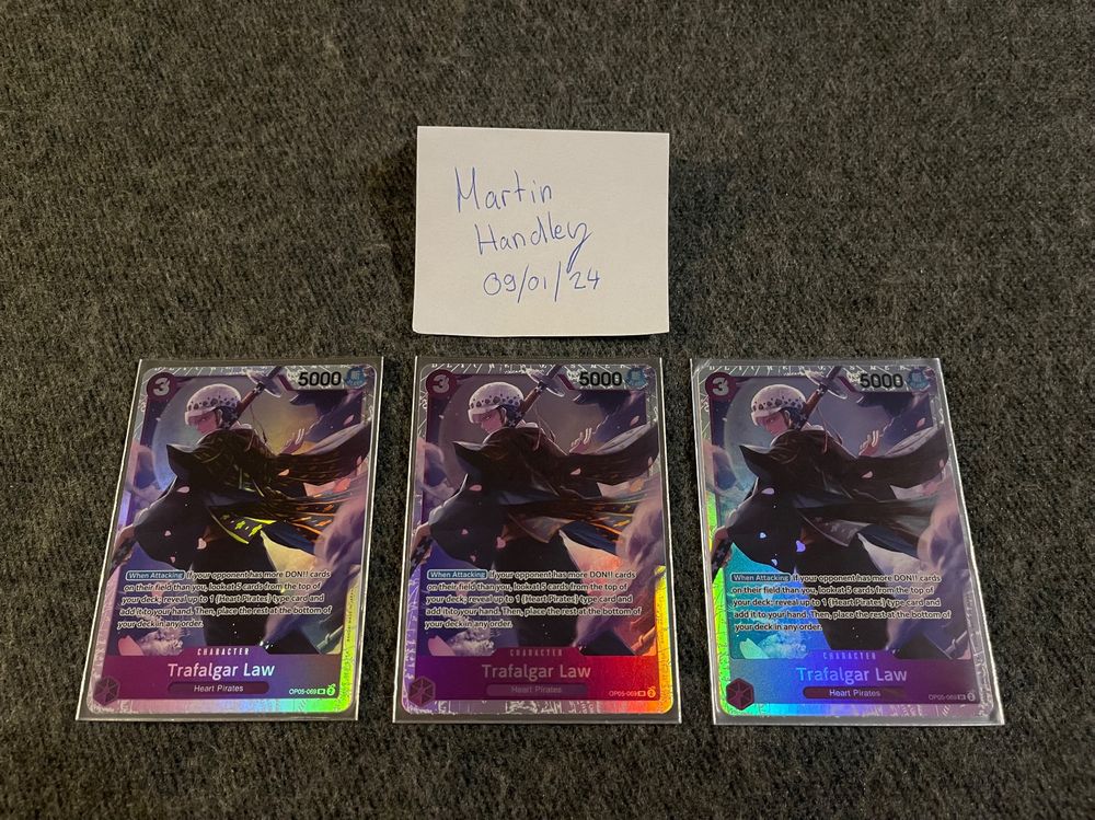 One piece TCG - OP05-069 Trafalgar Law SR (3x) (Gebraucht) in Gland für CHF 5 – mit Lieferung ...