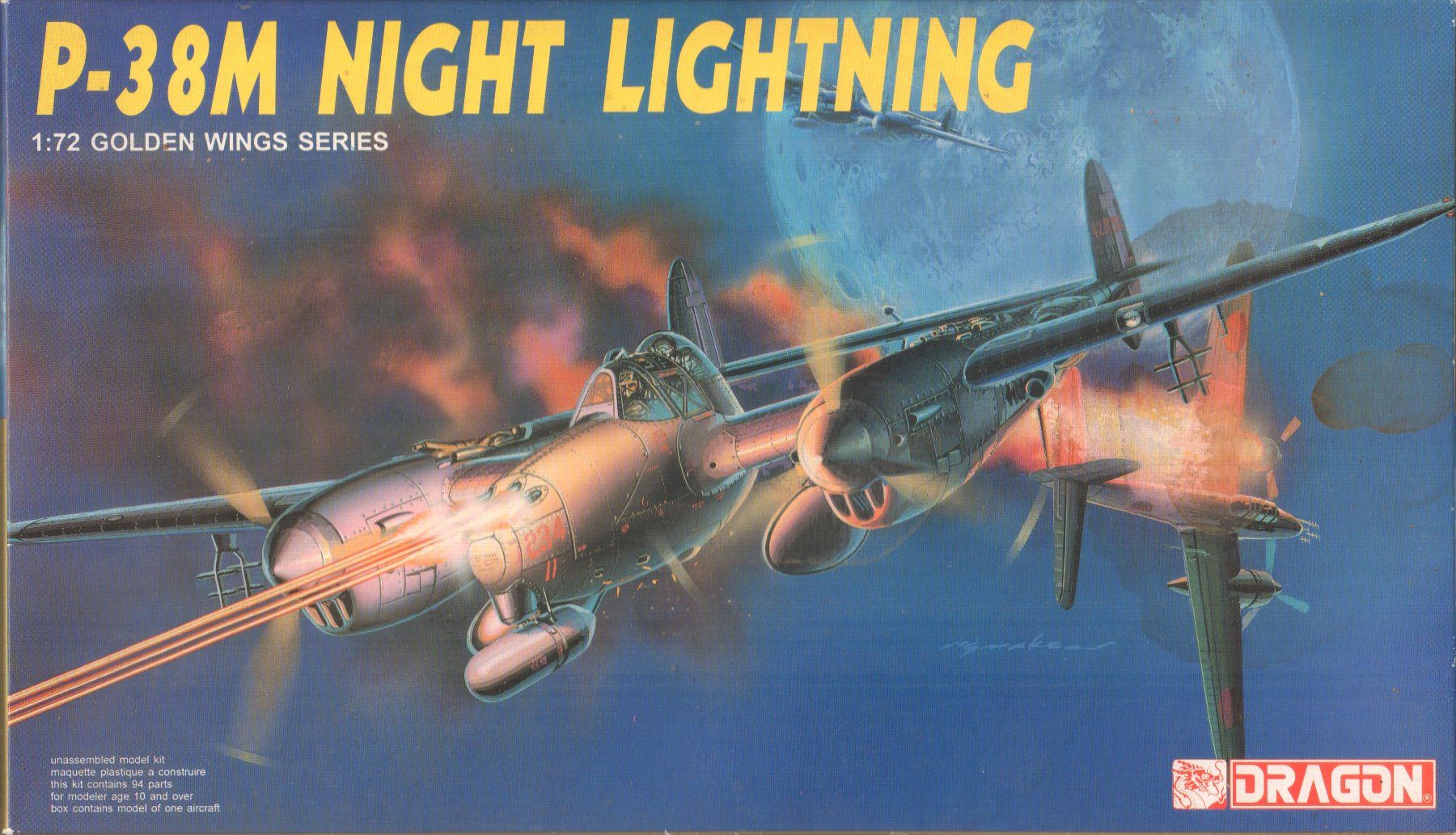 1/72 P-38M Night Lightning Dragon 5019 (Neuf avec emballage d'origine ...