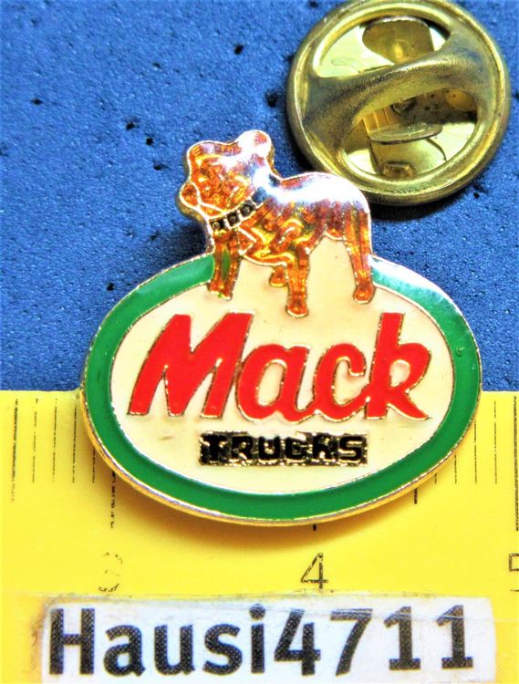 PIT-BULL MACK TRUCK LOGO PIN GOLDIG LKW | Kaufen auf Ricardo
