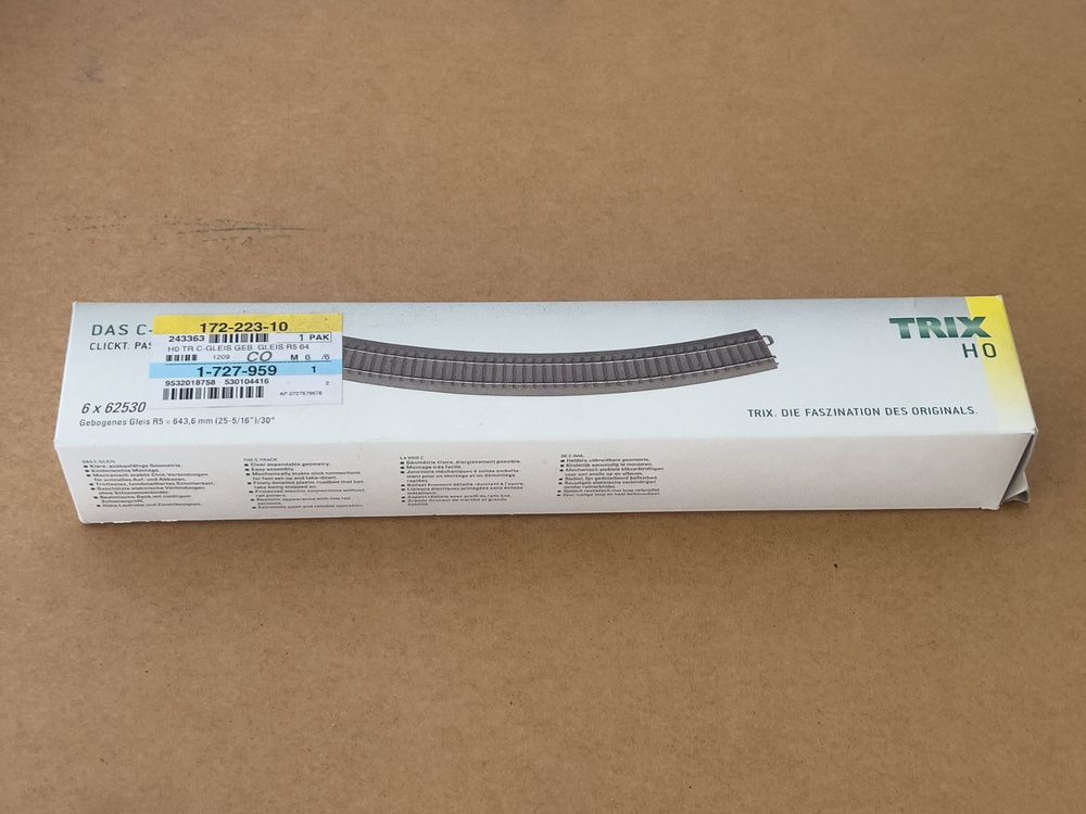 Trix H0 6x 62530 Gleise NEU (Gebraucht) in Zürich für CHF 15 – mit ...