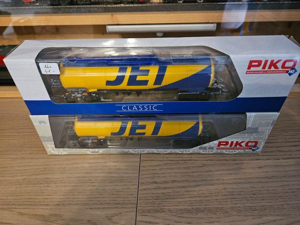 Lot de 2 Piko Wagon Citerne JET OVP PIKO 54797 et PIKO 54197 (Gebraucht ...