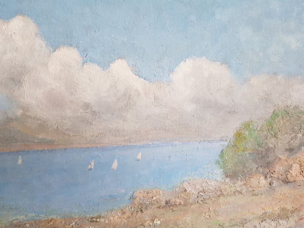 Henri Alin ( Paris 1885 - Lausanne 1968) Huile ancienne (D'occasion) à ...