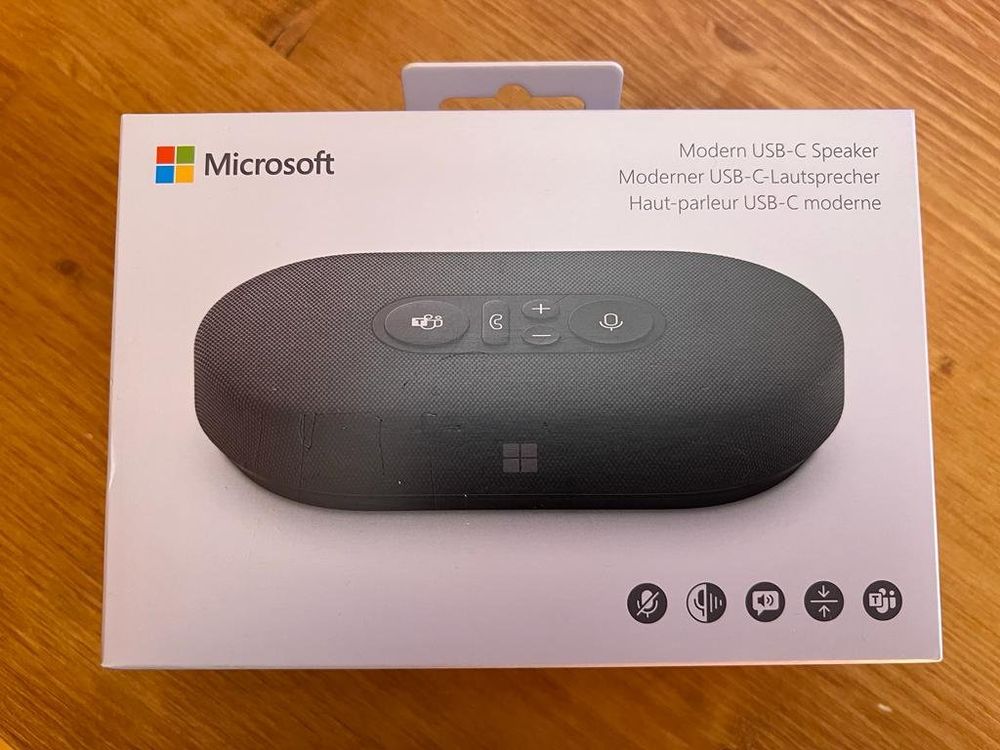 Microsoft USB-C-Lautsprecher (Gebraucht) in Grünenmatt für CHF 10 – mit ...