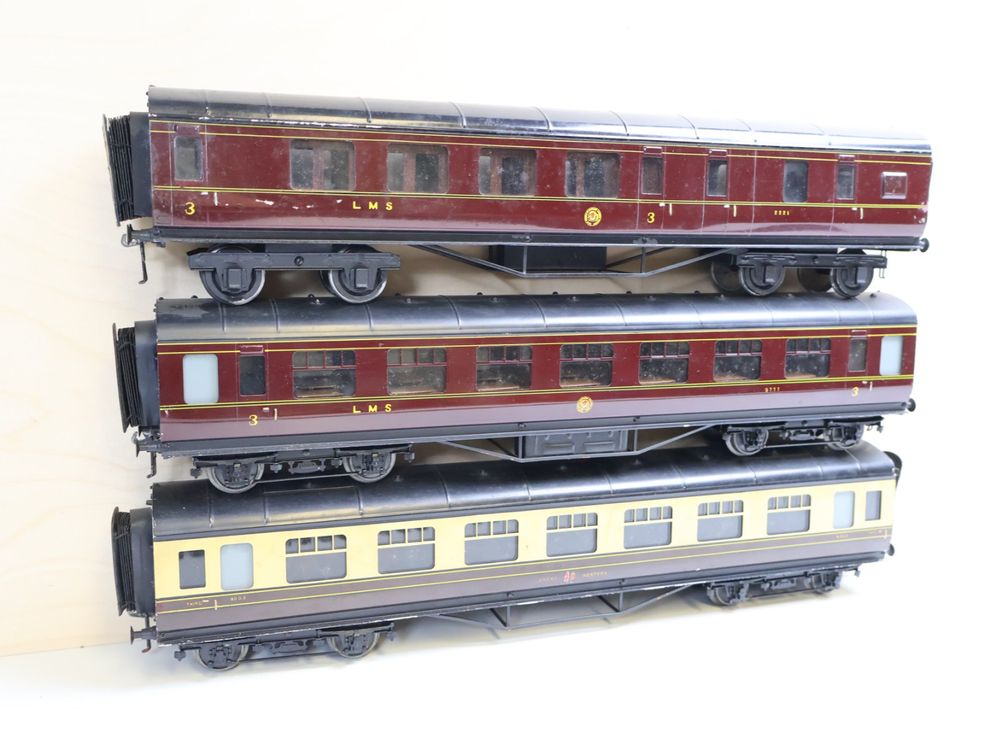 Exley British 3 x Personenwagen LMS - Spur 0 Metall (Gebraucht) in ...