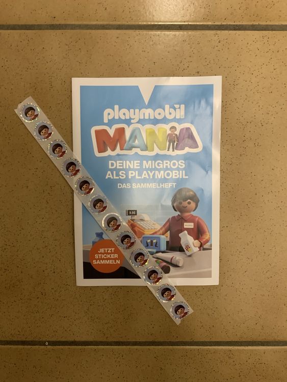 Migros Playmobil MANIA 12 Sticker | Kaufen auf Ricardo