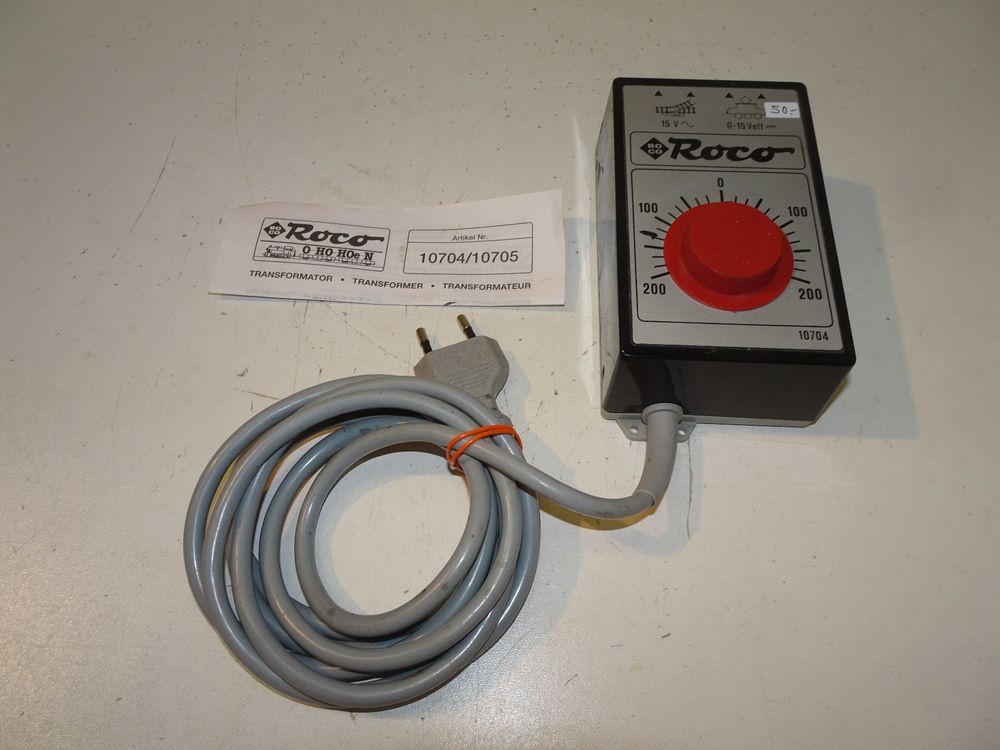 Roco Transformator Trafo Gleichstrom 10704 (Gebraucht) in für CHF 32.9 ...