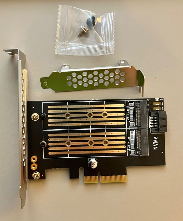 M2 SSDs auf PCIE Adapter | Kaufen auf Ricardo