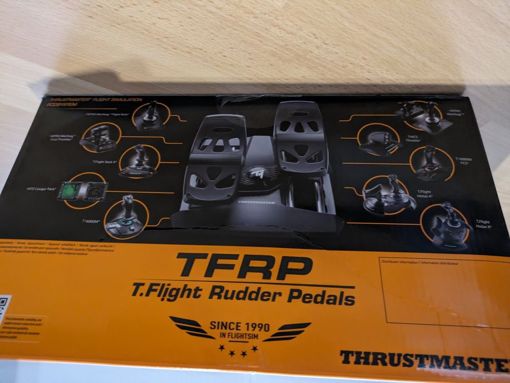 Thrustmaster TFRP T. Flight Rudder Pedals PC, PS4, 1x benutz (Gebraucht ...