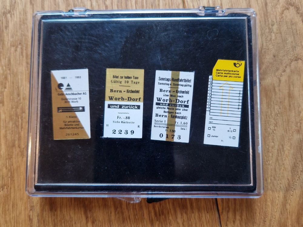 Pin SBB Worb (Postauto Eisenbahn Bahnbilett Ticket Bern) (Neu und ...