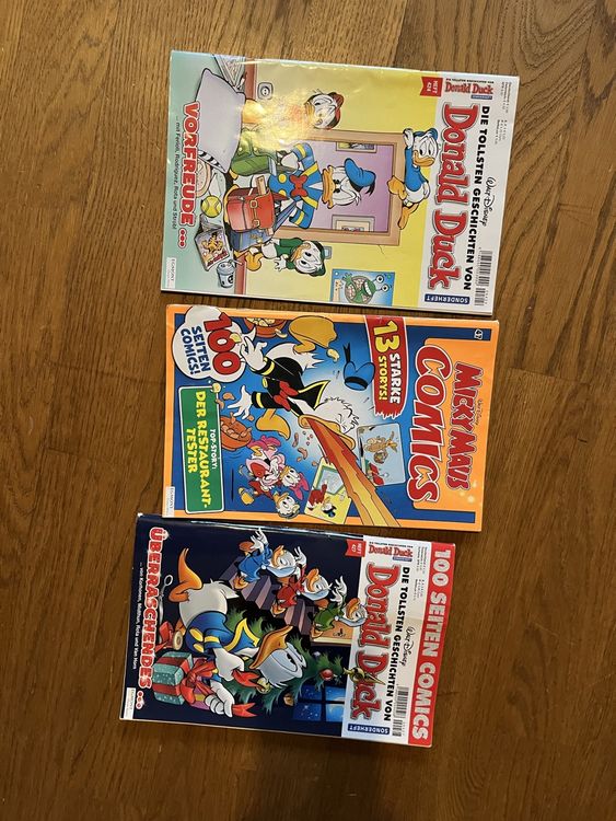 1 Dickes Micky Maus Heft und Zwei dicke Donald Duck Hefte (Gebraucht ...