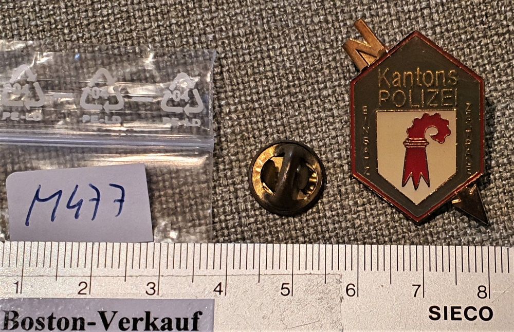 M477 - Pin Kantons Polizei Baselland Einsatz Zentrale Blitz (Gebraucht) in Reinach BL für CHF 2 ...
