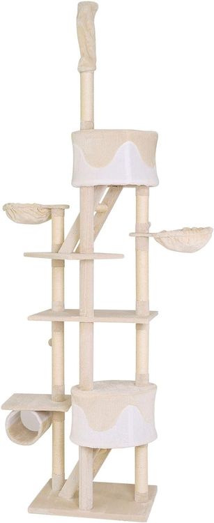 XXL Kratzbaum Katzenbaum Stabiler Kletterbaum Spielhaus Turm (Neu und ...