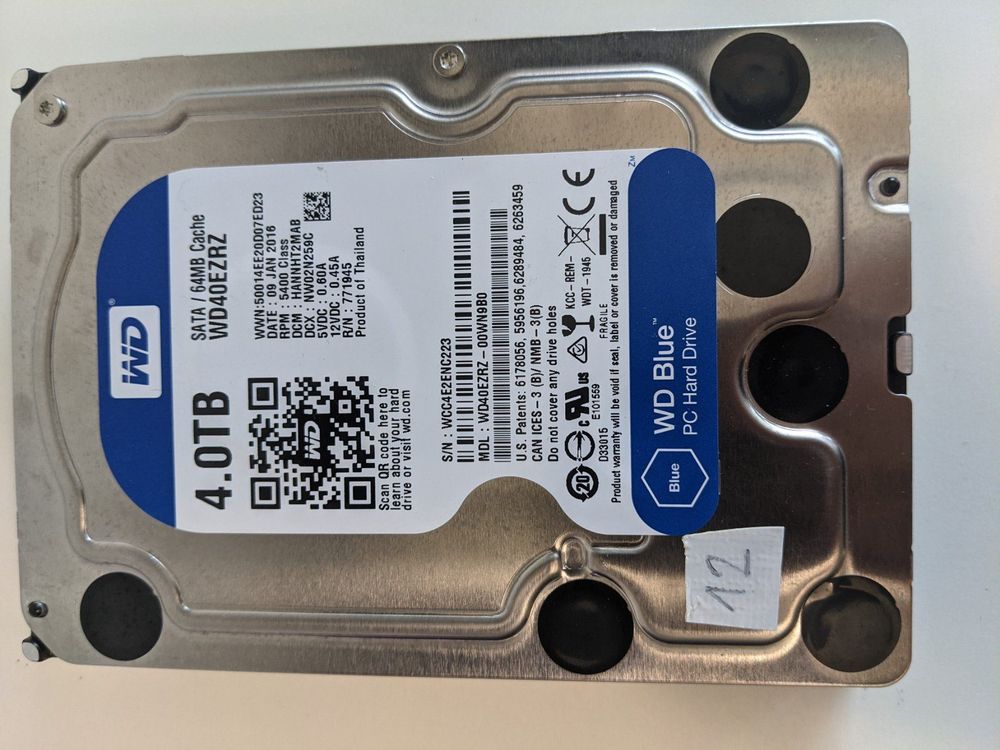 4 TB HDD (Gebraucht) in Zürich für CHF 75 – mit Lieferung auf Ricardo ...